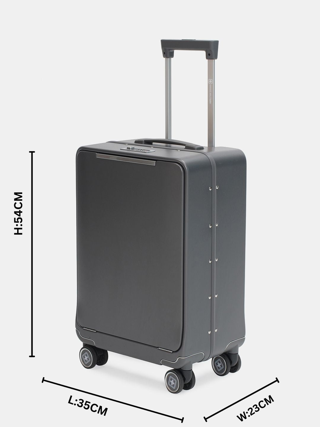 Thames Zipperless Trolley Luggage | HTL1050 – Swiss Military India